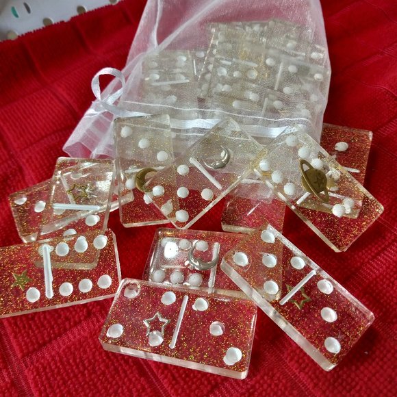 Transparent | Games | Custom Made Epoxyresin Space Theme Dominos | Poshmark